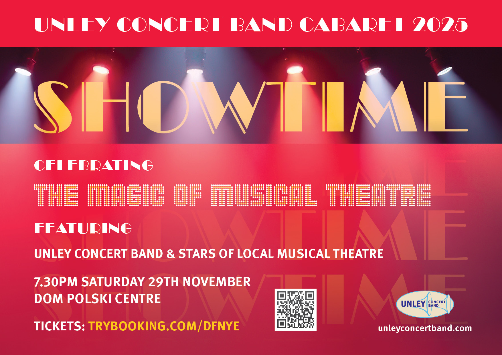 Showtime! Unley Concert Band Cabaret 2025 – Unley Concert Band